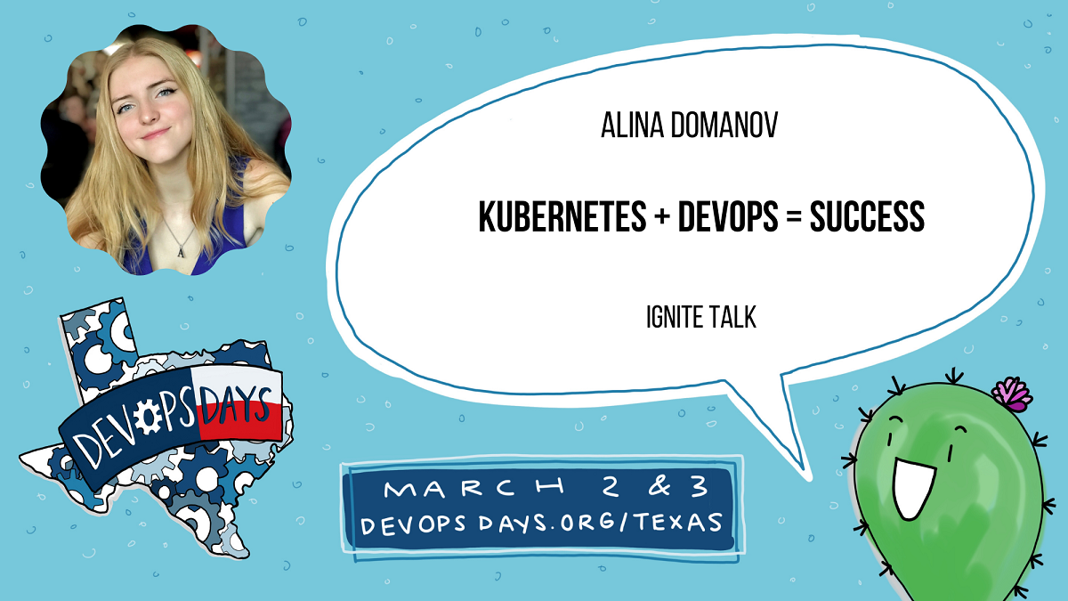Alina Domanov - devopsdays Texas 2021